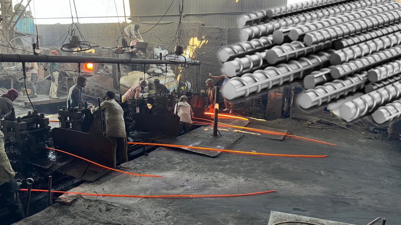Amazing Manufacturing Process of Iron Rod in Factory | How Iron Rod are ...