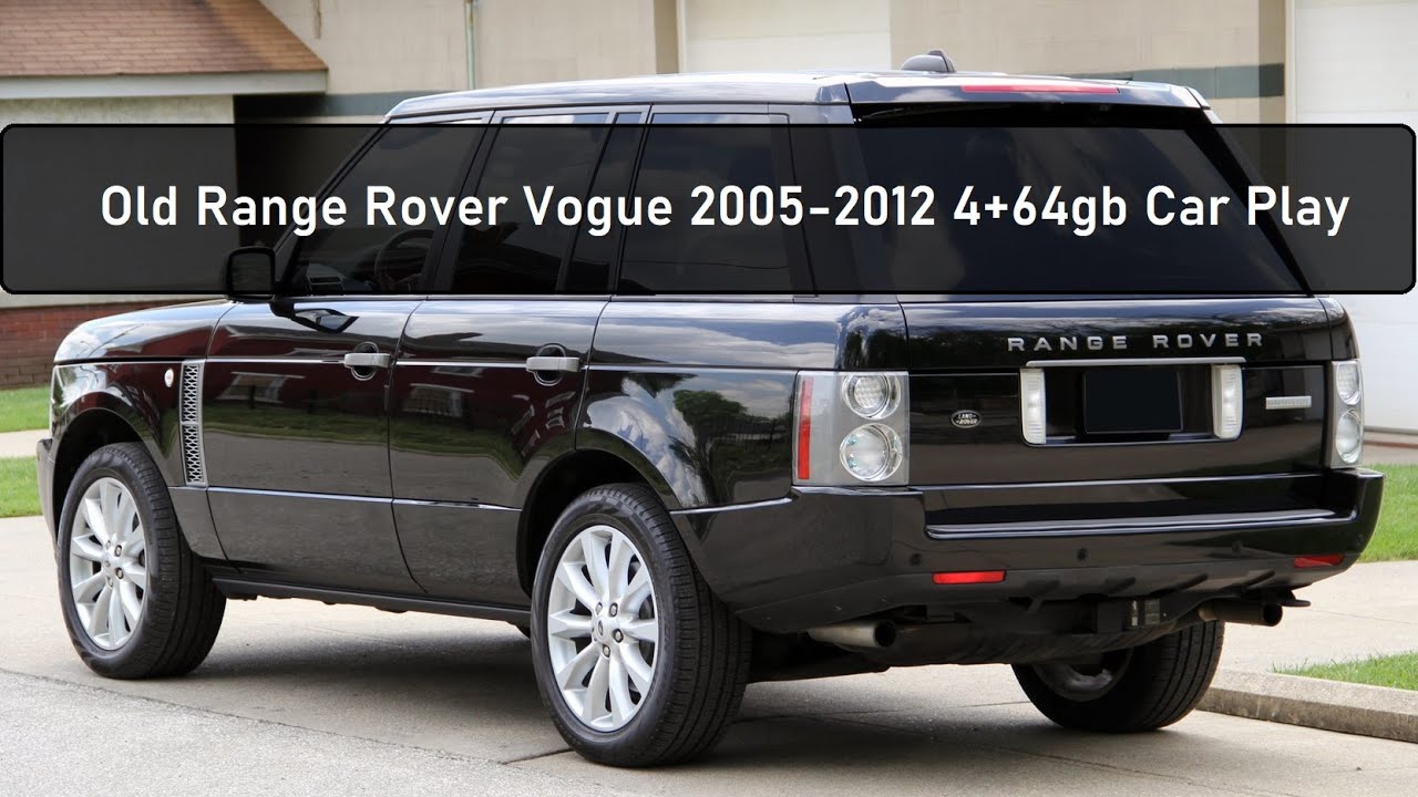 Range Rover Vogue 2005-2012 4+64gb Car Play Ekran - YouTube