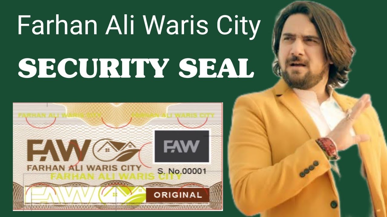 Farhan Ali Waris City Security Seal | A Mark of Originality - YouTube