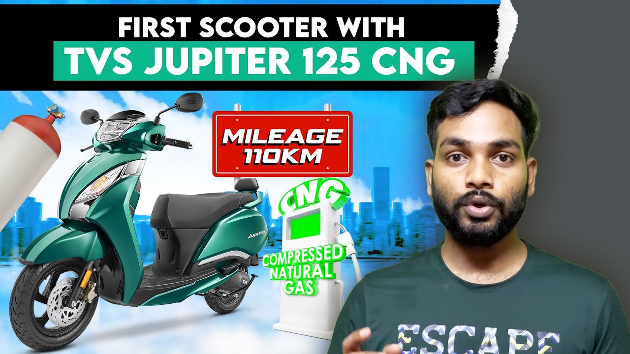 TVS Jupiter CNG Concept - YouTube