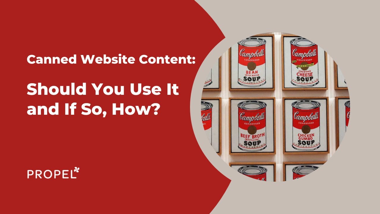 Canned Content: Should You Use It and If So, How? - YouTube