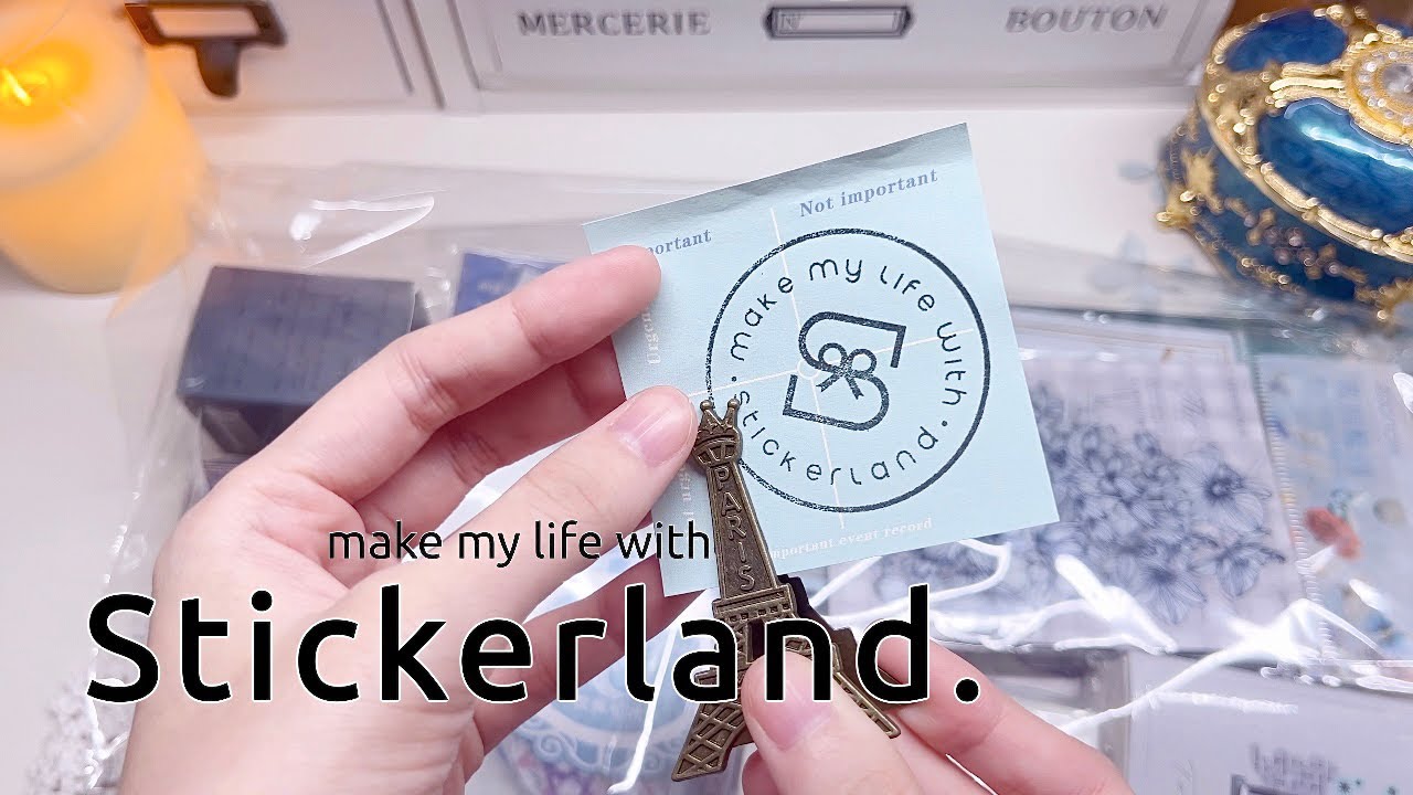 ENG) Make my life with Stickerland🤍스티커랜드 9월 신상 열어보고 다꾸ㅣ협찬ㅣHaulㅣUnboxing ...