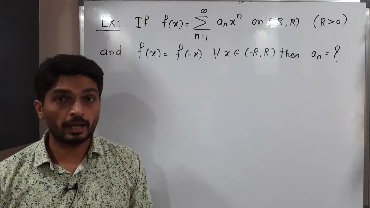 Series of Functions - Lecture 19 - Example - YouTube
