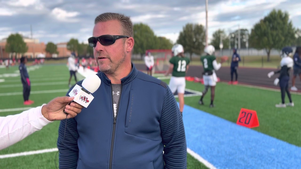 Coach Michael Pollock Talks Offense for JSU vs MS Valley - YouTube