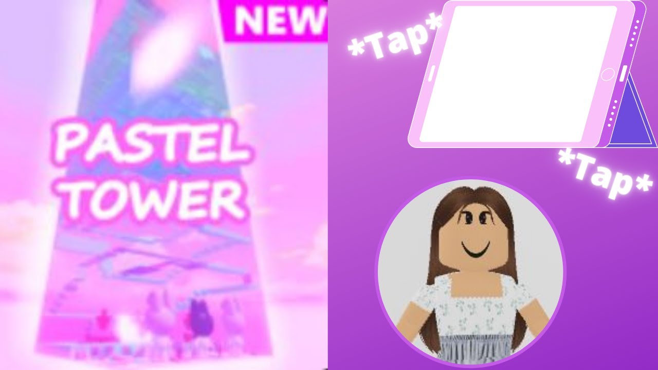 IPAD ASMR! Pastel Tower Roblox (new) Am noob - YouTube