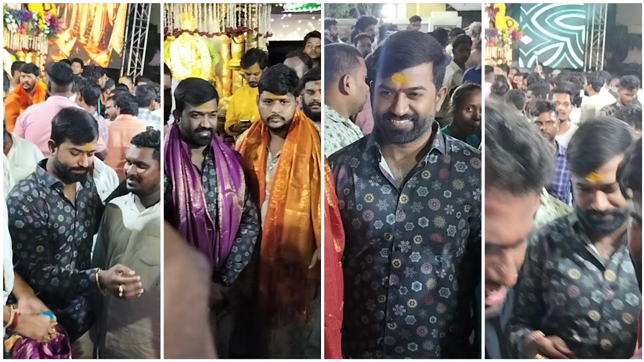 T.Padma Rao Goud Son Rameshwar Rao Goud At Uppal BMK Bonalu 2024 ...