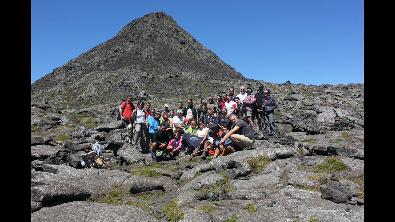 Climbing Pico Mountain Azores Portugal Climbing Pico