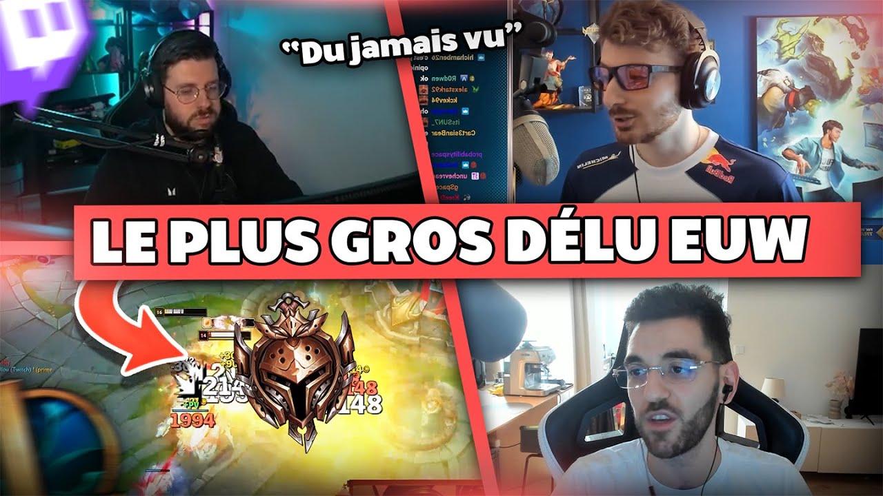 IREAZ TOMBE SUR LE PLUS GROS DÉLU DU SERVEUR - Best Of LoL #1028 ...