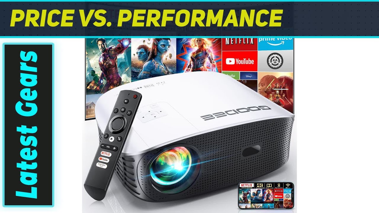 Best 4K Smart Projector? GooDee YG600-Movin Test - YouTube