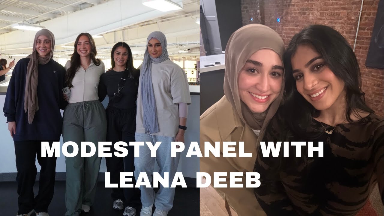 modesty panel with leana deeb | vlog - YouTube
