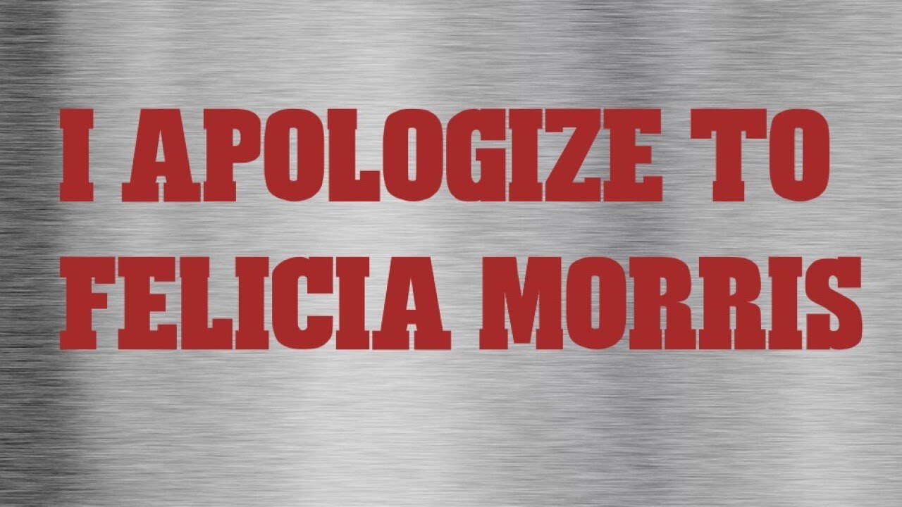 Scottie Morris Found ( I Apologize To Felicia Morris ) - YouTube