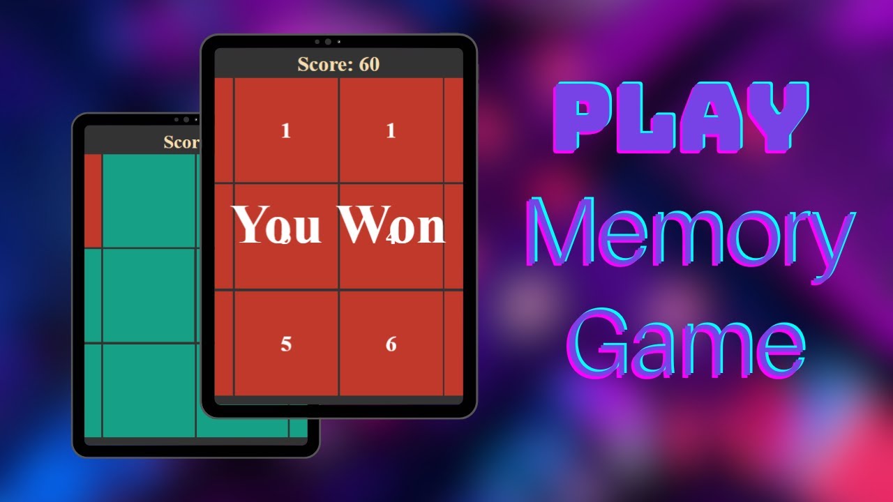 Build a Memory Game from Scratch: HTML, CSS, and Java Script - YouTube