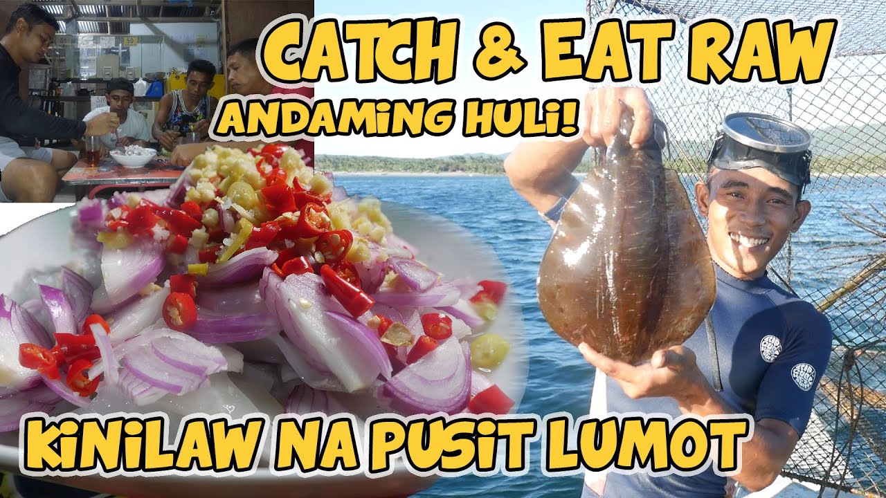 CATCH N COOK PUSIT LUMOT - YouTube