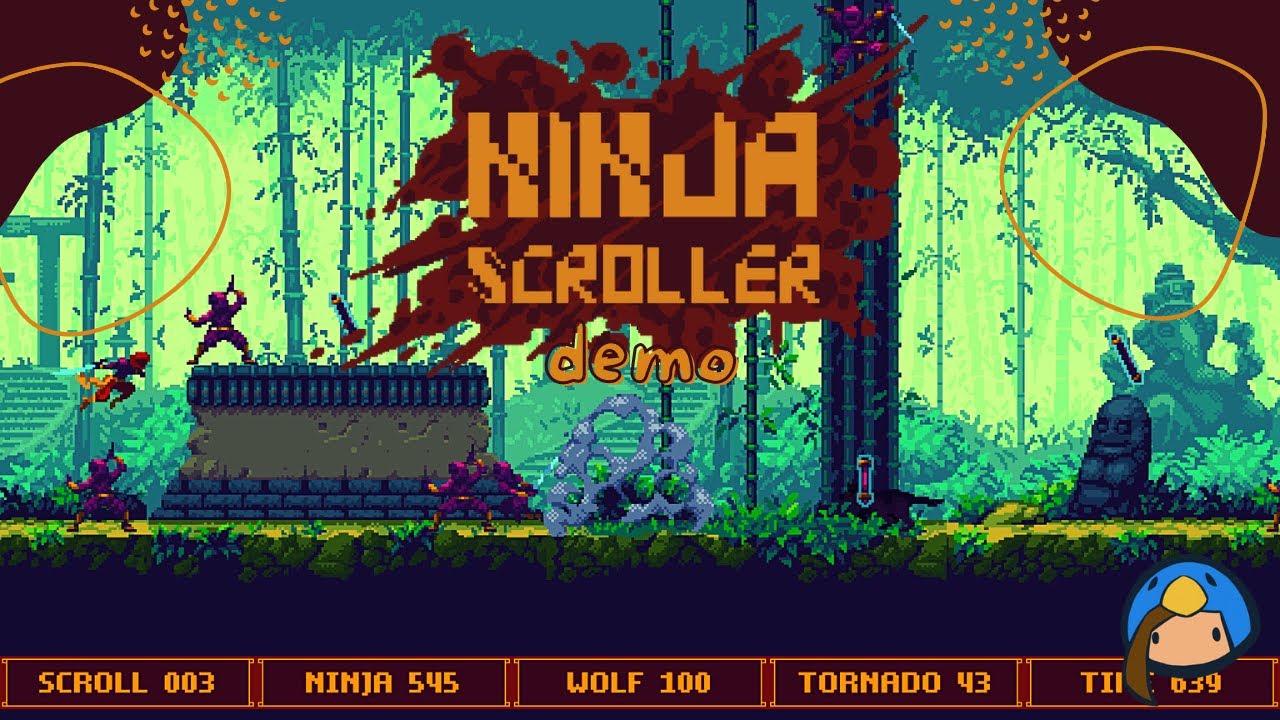 Ninja Scroller Demo No Commentary - YouTube