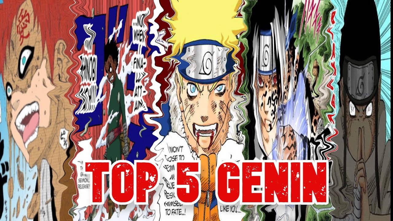 Chunin exams top 5 genin || Naruto, ranking video - YouTube
