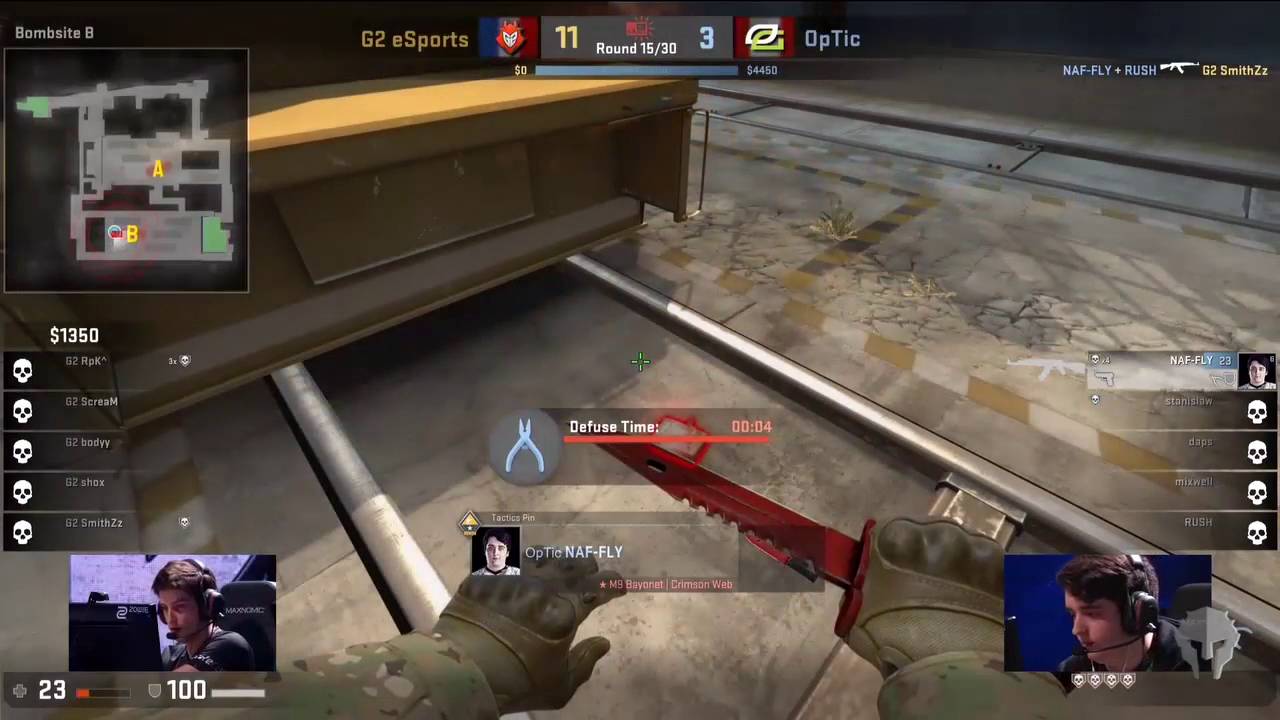 OpTics NAF Gets an Incredible Clutch | CS:GO GAMEPLAY HIGHLIGHT - YouTube