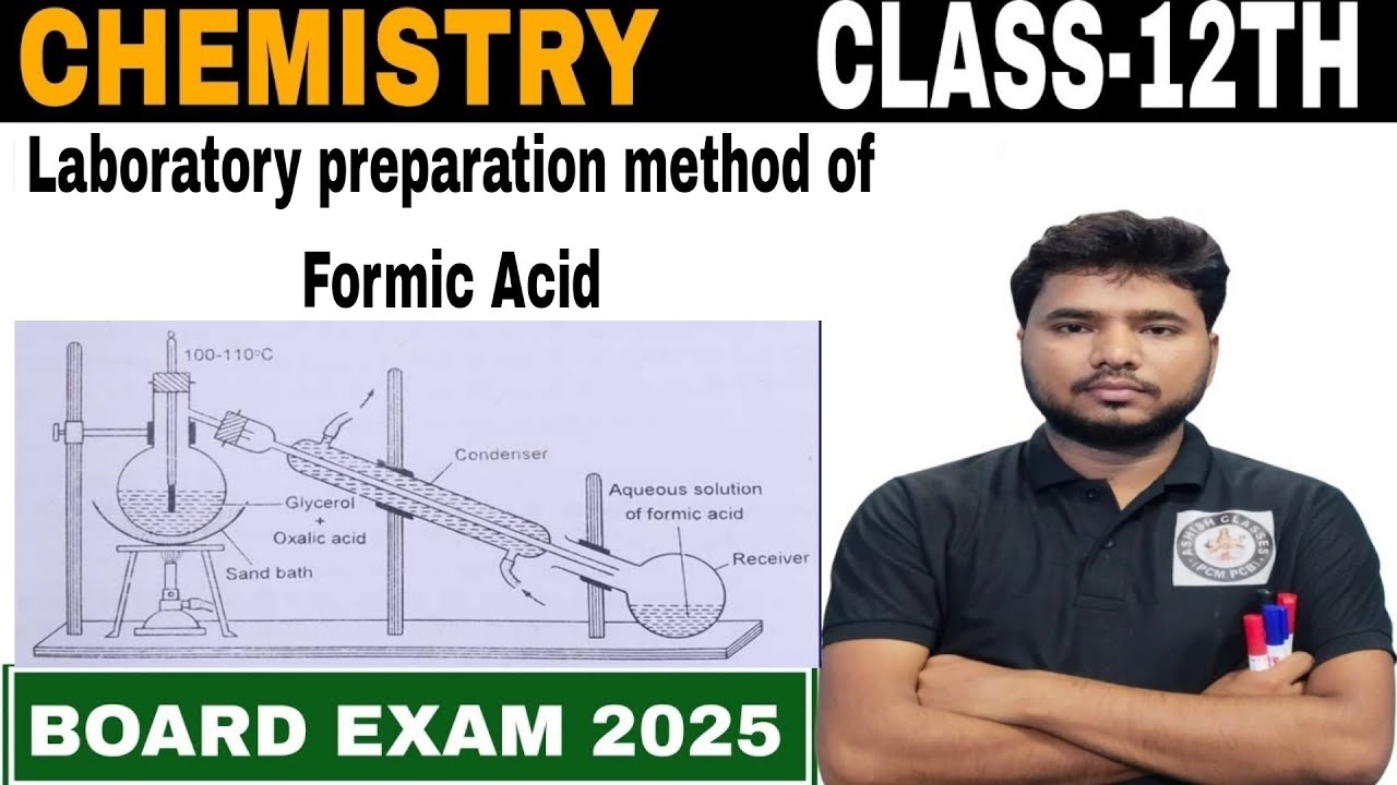 Laboratory preparation method of Formic Acid|| Chemistry Class-12th ...