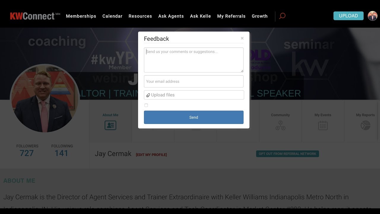 Leave Feedback on KWConnect - YouTube
