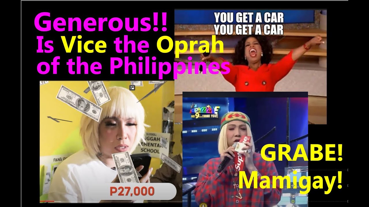 Grabe! 😱😯! ABS-CBN's Vice Ganda Gave Away Hundreds of Thousand Peso ...