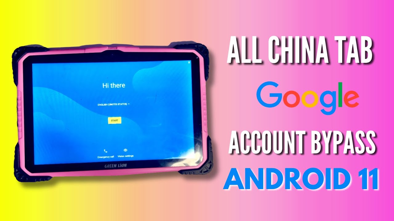 All China Tab FRP Bypass | Green Lion Tab Google Account Bypass ...
