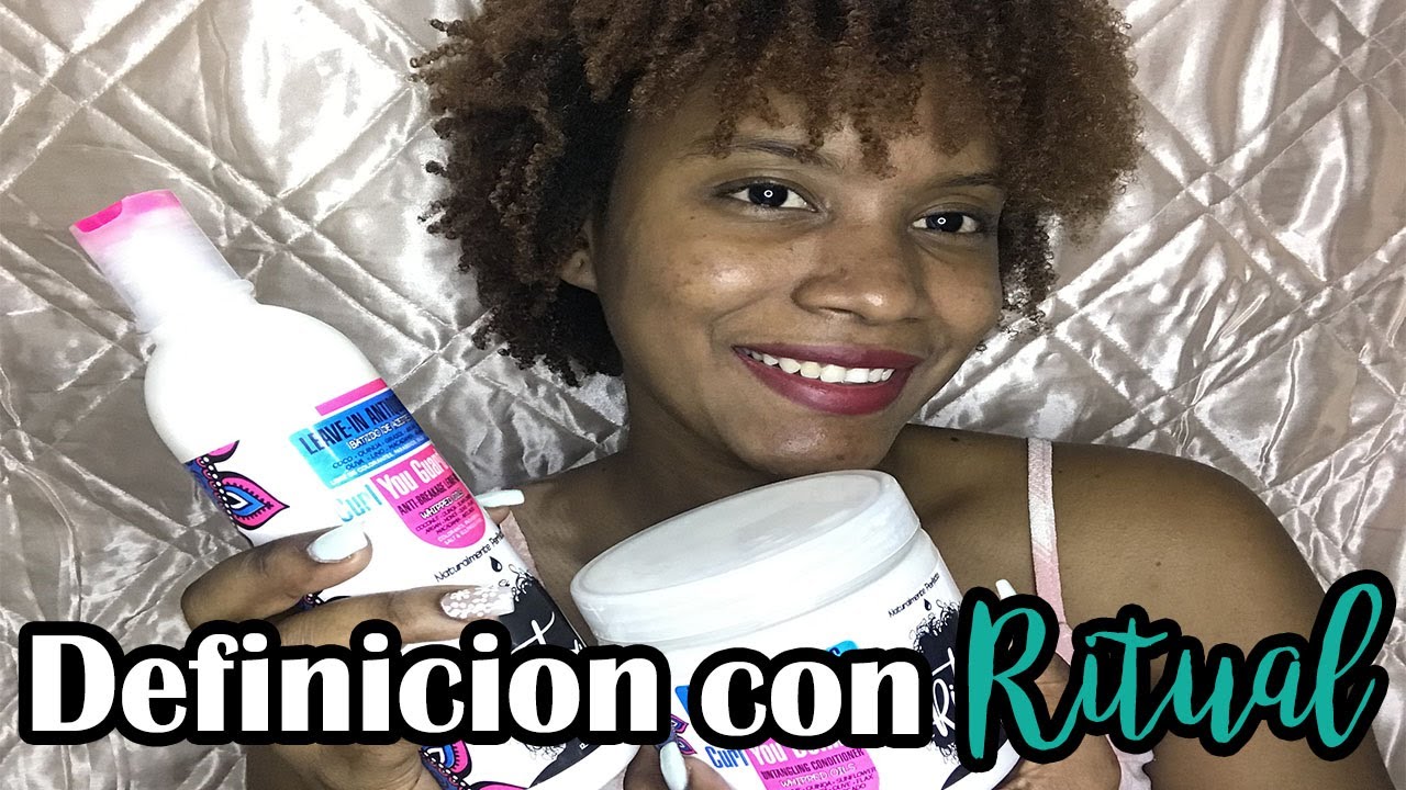 Definicion con el Escultor de rizos y Leave In de Ritual | Wendy Suero ...