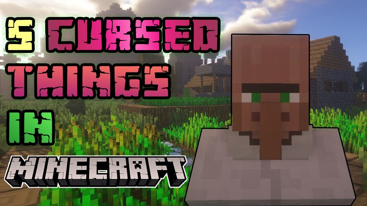 5 Cursed Things In Minecraft - YouTube