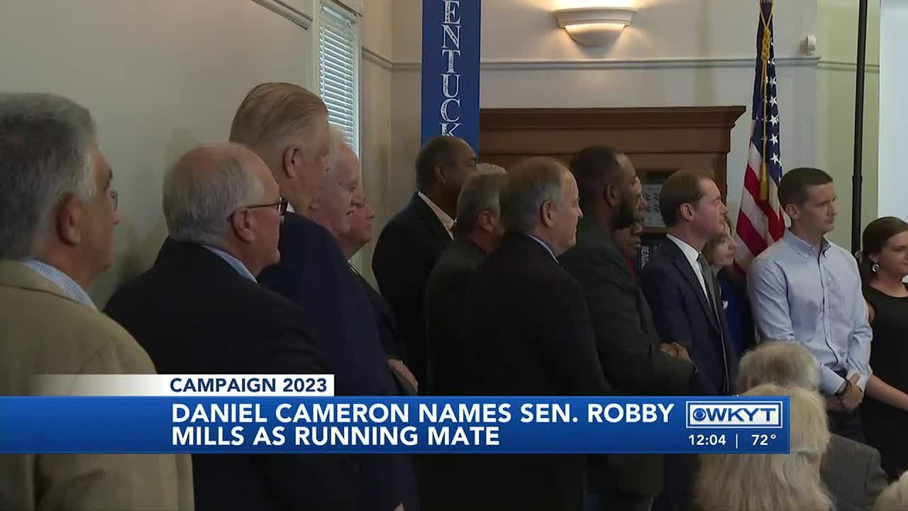 WATCH | Cameron announces running mate in gubernatorial race - YouTube