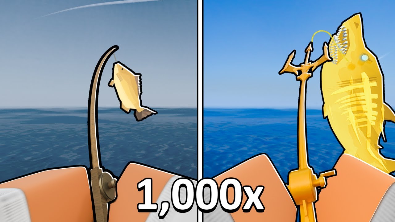 NOOB TO PRO WITH 1,000X LUCK In Roblox Fisch! - YouTube
