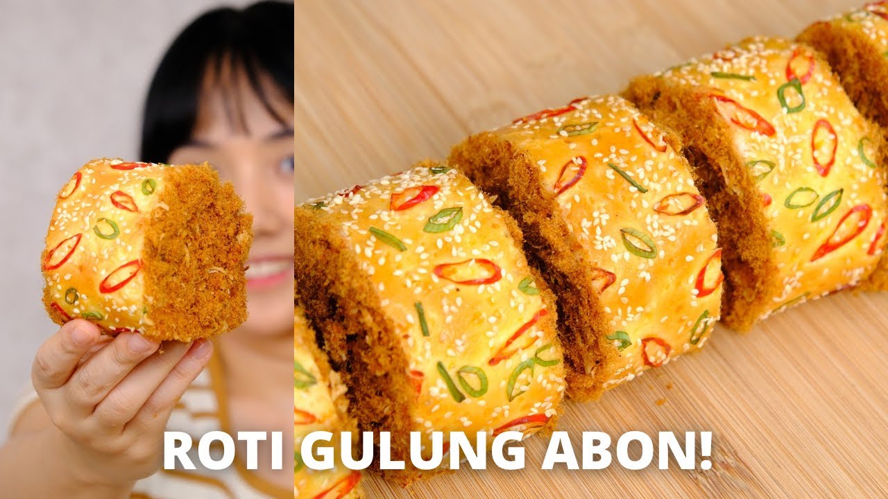 Roti ala bakery! ROTI GULUNG ABON! - YouTube
