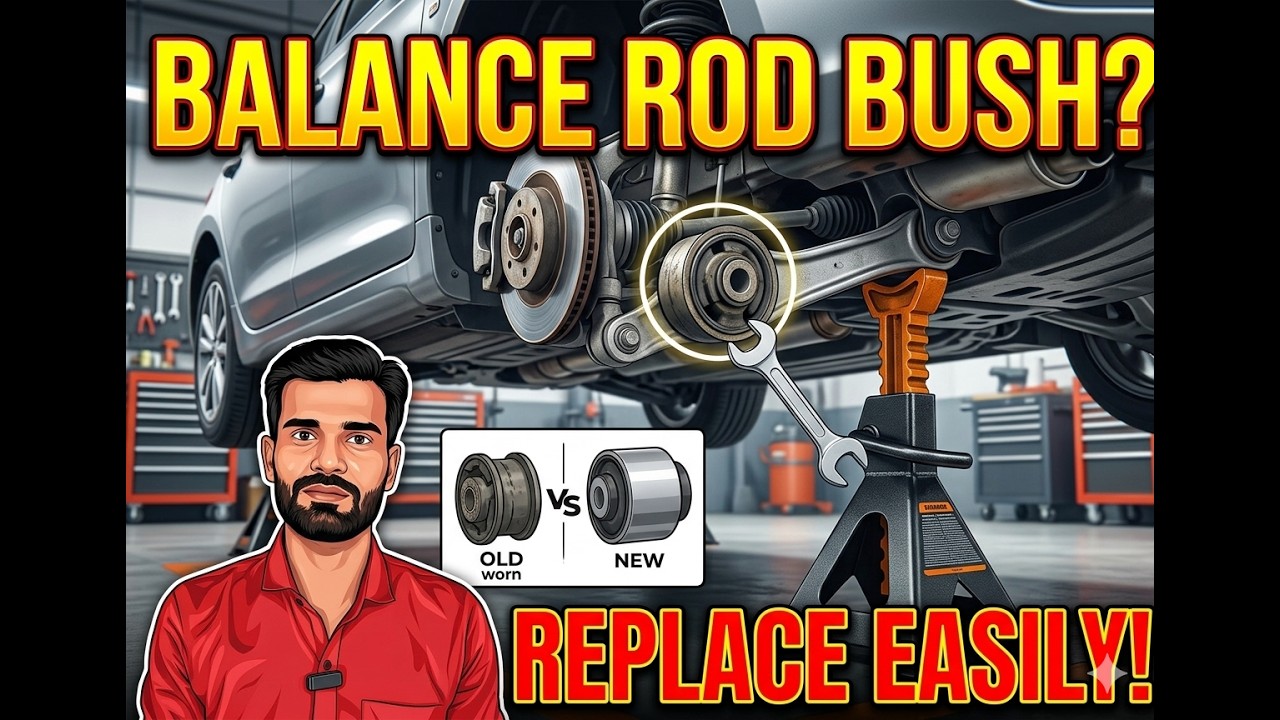 How to replace balance rod/STEBLIGER BARbush!!Dug dug noise Suspension ...