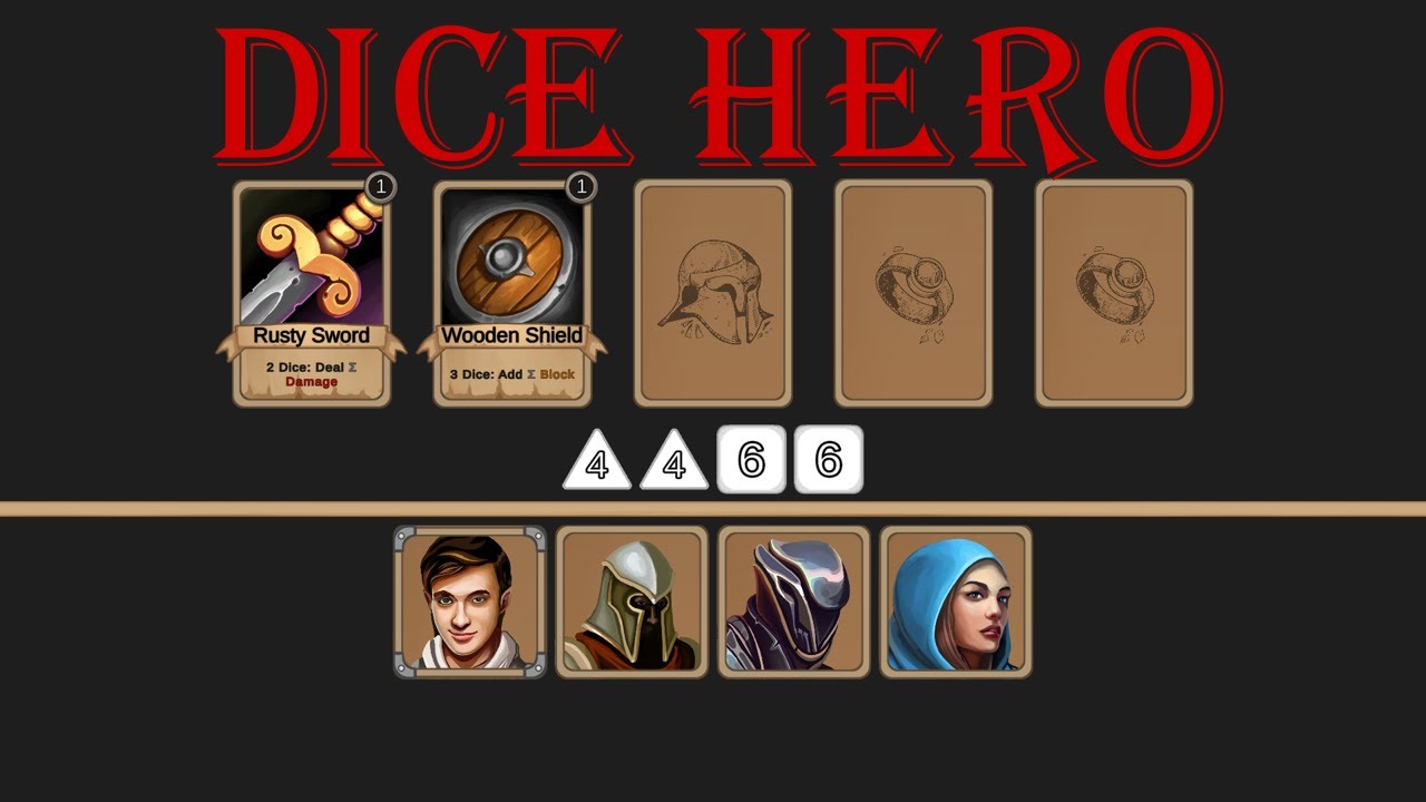 Dice Hero Gameplay (PC - Dice & Card Battler) - YouTube