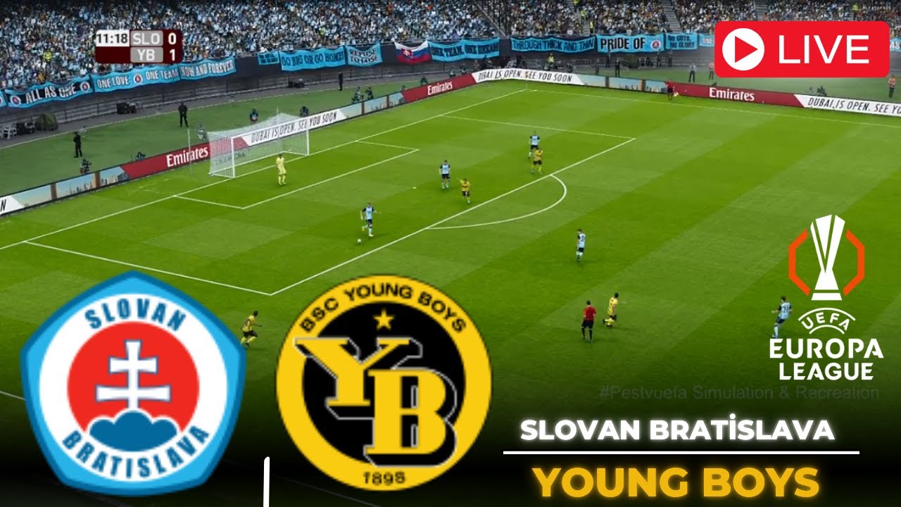 Slovan Bratislava vs Young Boys LIVE UEFA Europa League 20252026 Full ...