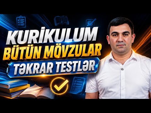 MİQ KURİKULUM BÜTÜN PROQRAM TƏKRAR TESTLƏR. Təlimçi Coşqun Namazov (051-580-94-28)