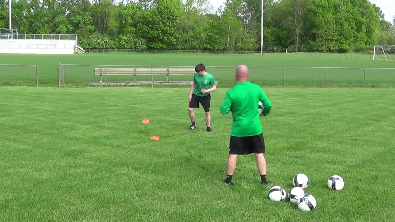Quick Movements to Receive - Inside of the Foot Volley - YouTube