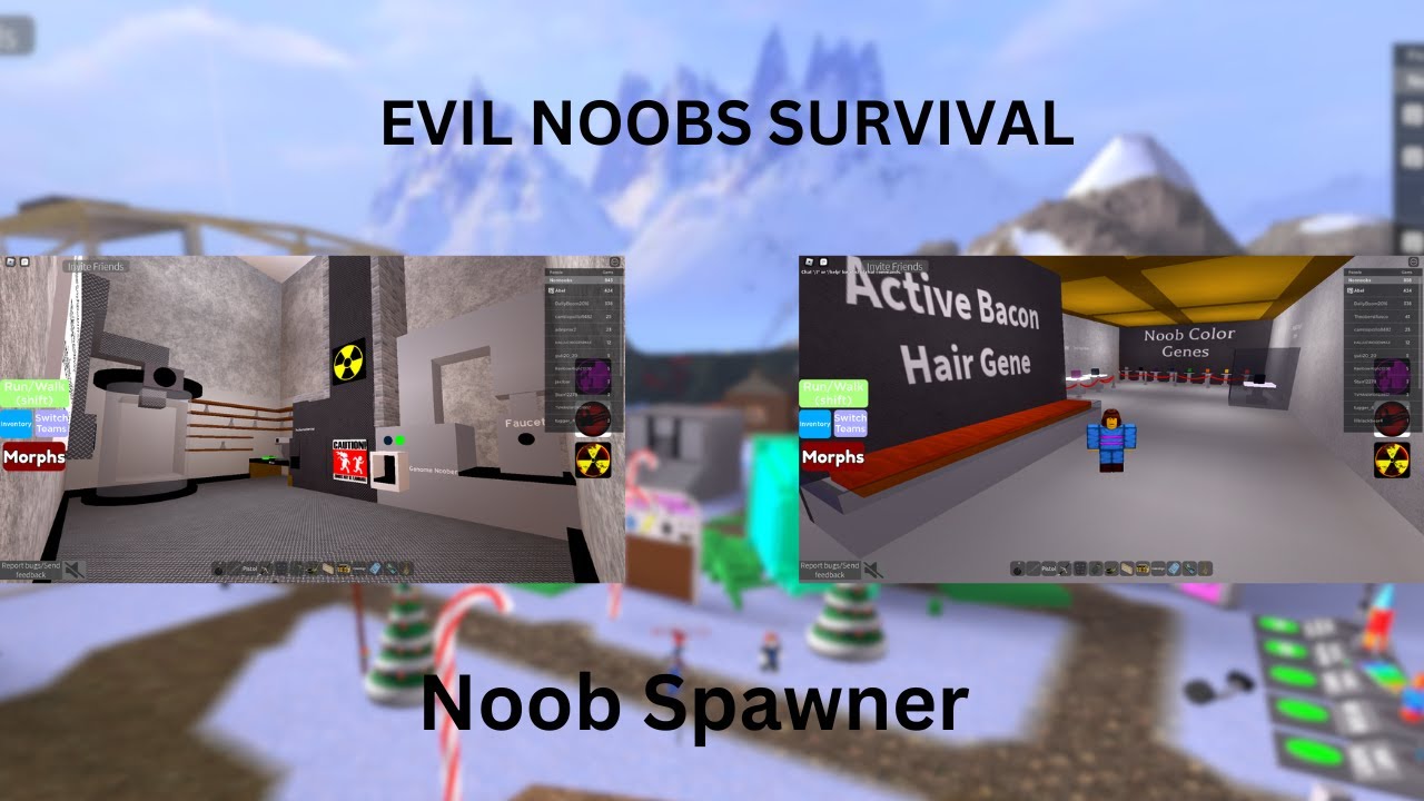 Roblox EVIL NOOBS SURVIVAL - Noob Spawner Tutorial - YouTube