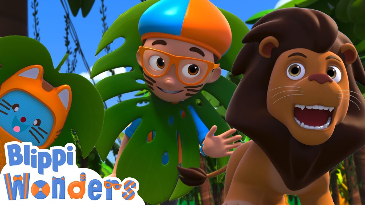 Lions | 😱🦁 Blippi Wonders | Learning Videos for Kids - Explore With Me ...