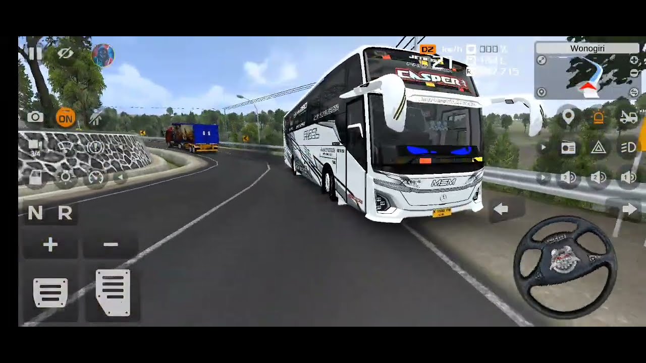 Jb5 MSM FADEL CASPER antar rombongan liburan ke keraton solo || bus ...