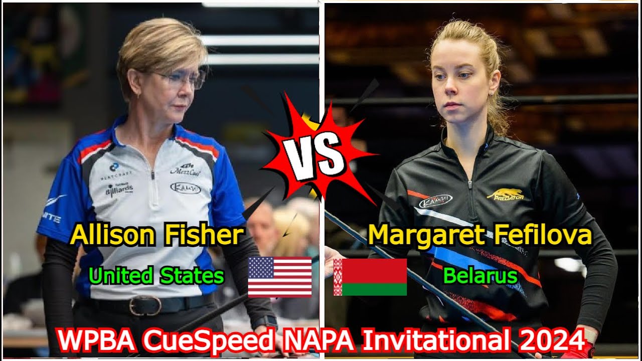 Allison Fisher VS Margaret Fefilova Styer | WPBA CueSpeed NAPA ...