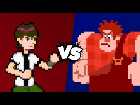 MUGEN Battle - Ben 10 vs Wreck-It Ralph