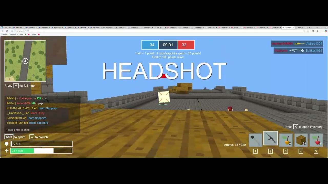 Voxiom io Build, Craft, Shoot Microsoft Edge 2025 02 25 19 47 24 - YouTube
