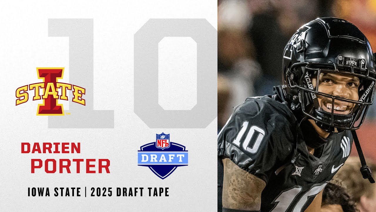 Darien Porter 2025 NFL Draft Tape | Iowa State DB - YouTube
