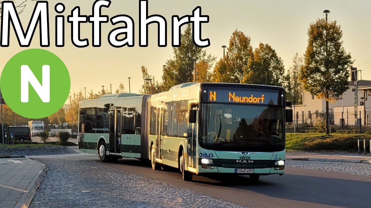 Mitfahrt | MAN Lion's City GL LE A49 | Linie N | Pirna ZOB/Bahnhof ...