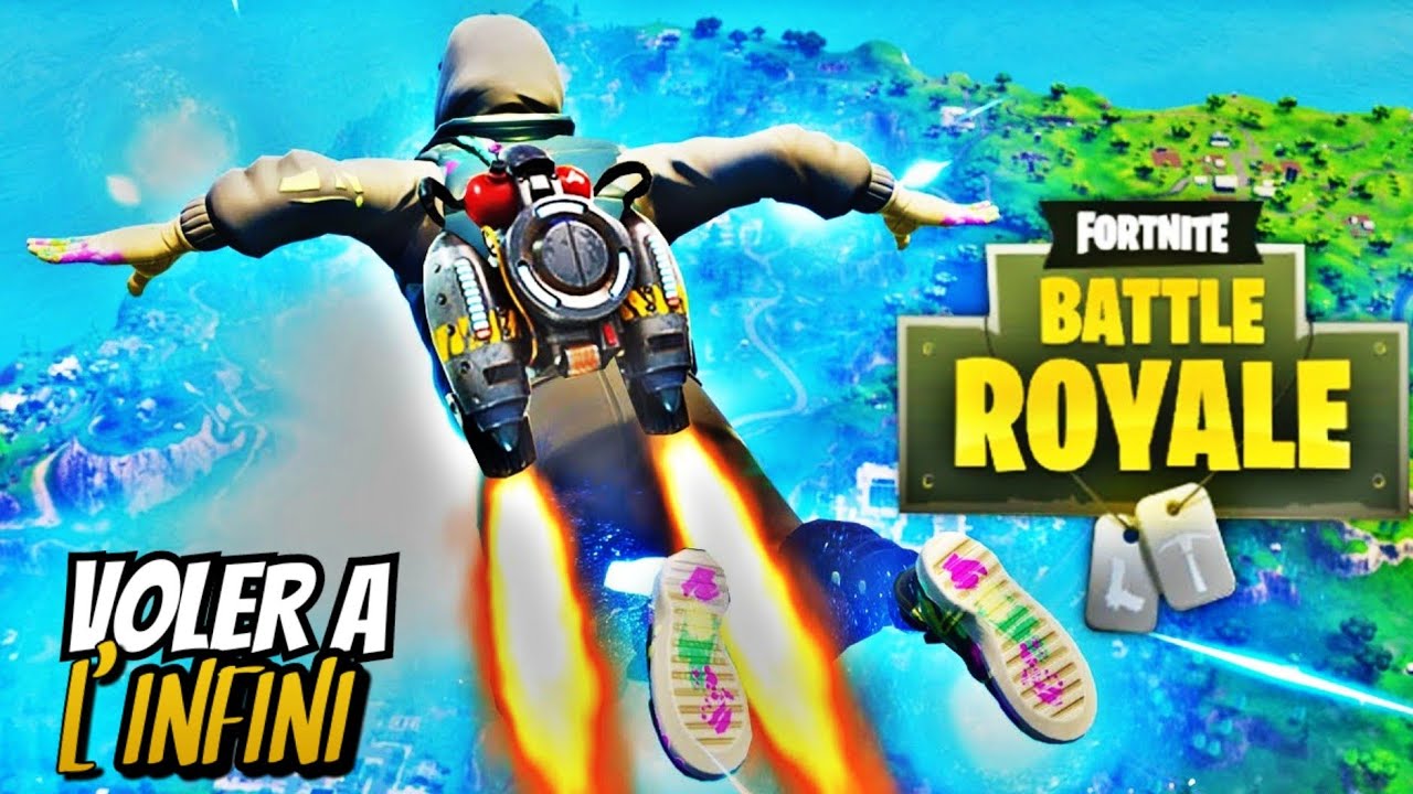 VOLER A L'INFINI AVEC LE JET-PACK SUR FORTNITE BATTLE ROYALE ...