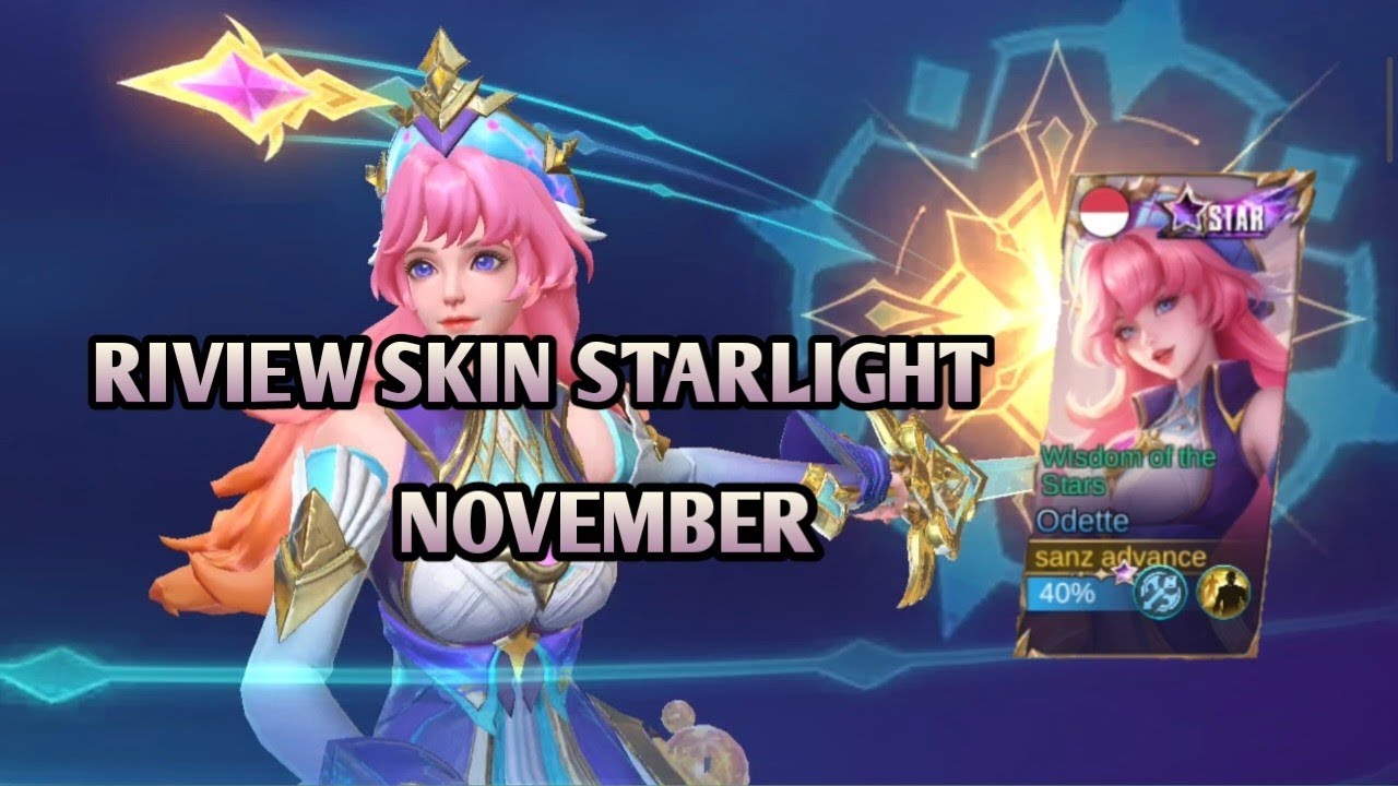 RIVIEW SKIN STARLIGHT ODETTE - Mobile Legends - YouTube