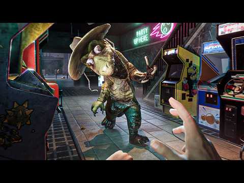 a TRULY TERRIFYING Dinosaur MASCOT HORROR Game.. - Terrible Lizards