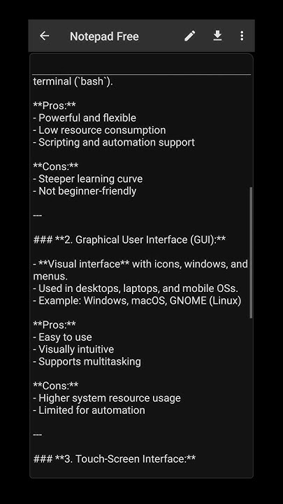 Choice of Interface in Operating System | GUI vs CLI vs Touchscreen ...