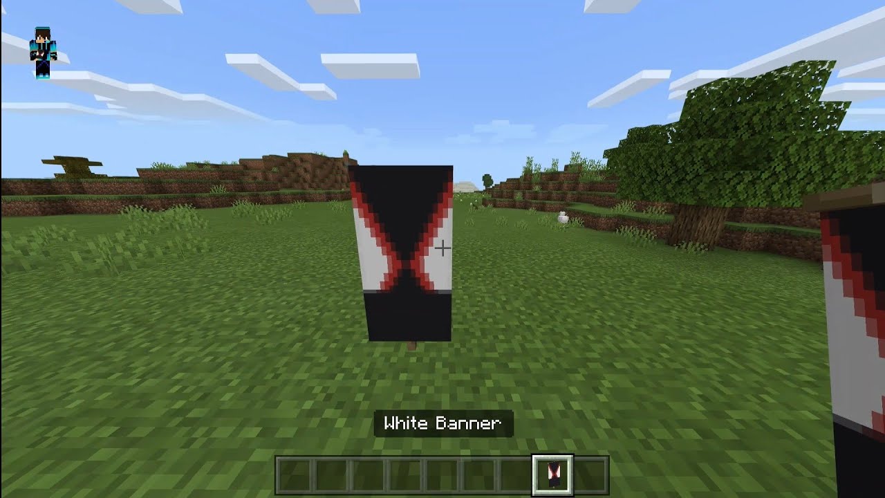 How to make Spiderman miles morales banner in Minecraft - YouTube