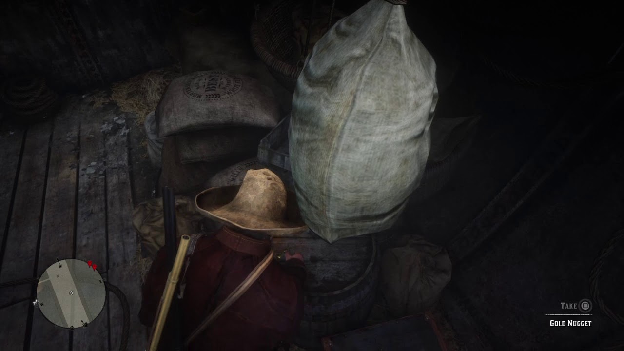 RDR2 - [End story spoiler] Thieves Landing Hideout stash - YouTube