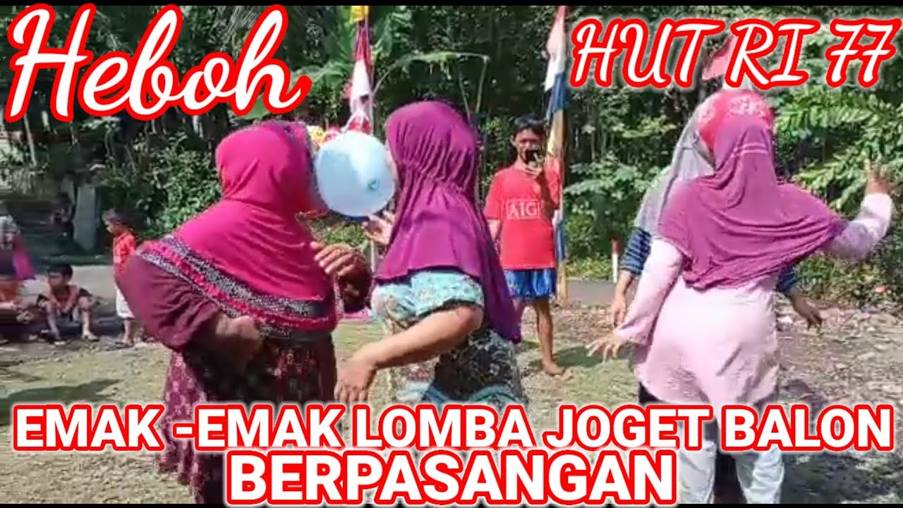 Lomba Joget Balon Berpasangan - YouTube
