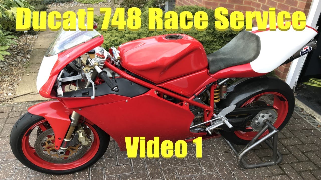 Ducati 748 2020 Race Bike Service - Video 1 - YouTube
